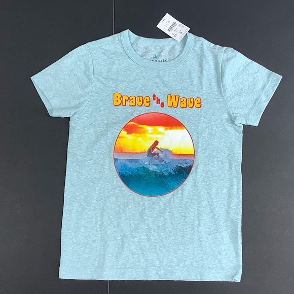 Crewcuts | Shirts & Tops | Jcrew Crewcuts Kids Graphic Tshirt Teal ...